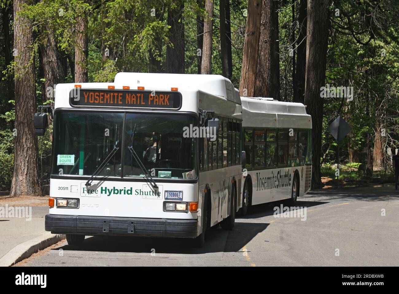 Yosemite california shuttle bus hi-res stock photography and images - Alamy