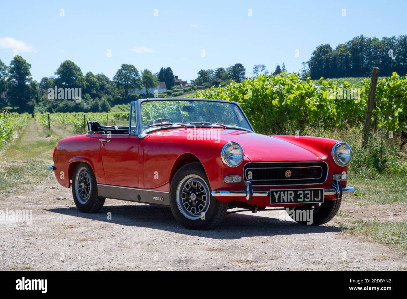 1971 MG Midget Mk3 classic British sports car Stock Photo - Alamy
