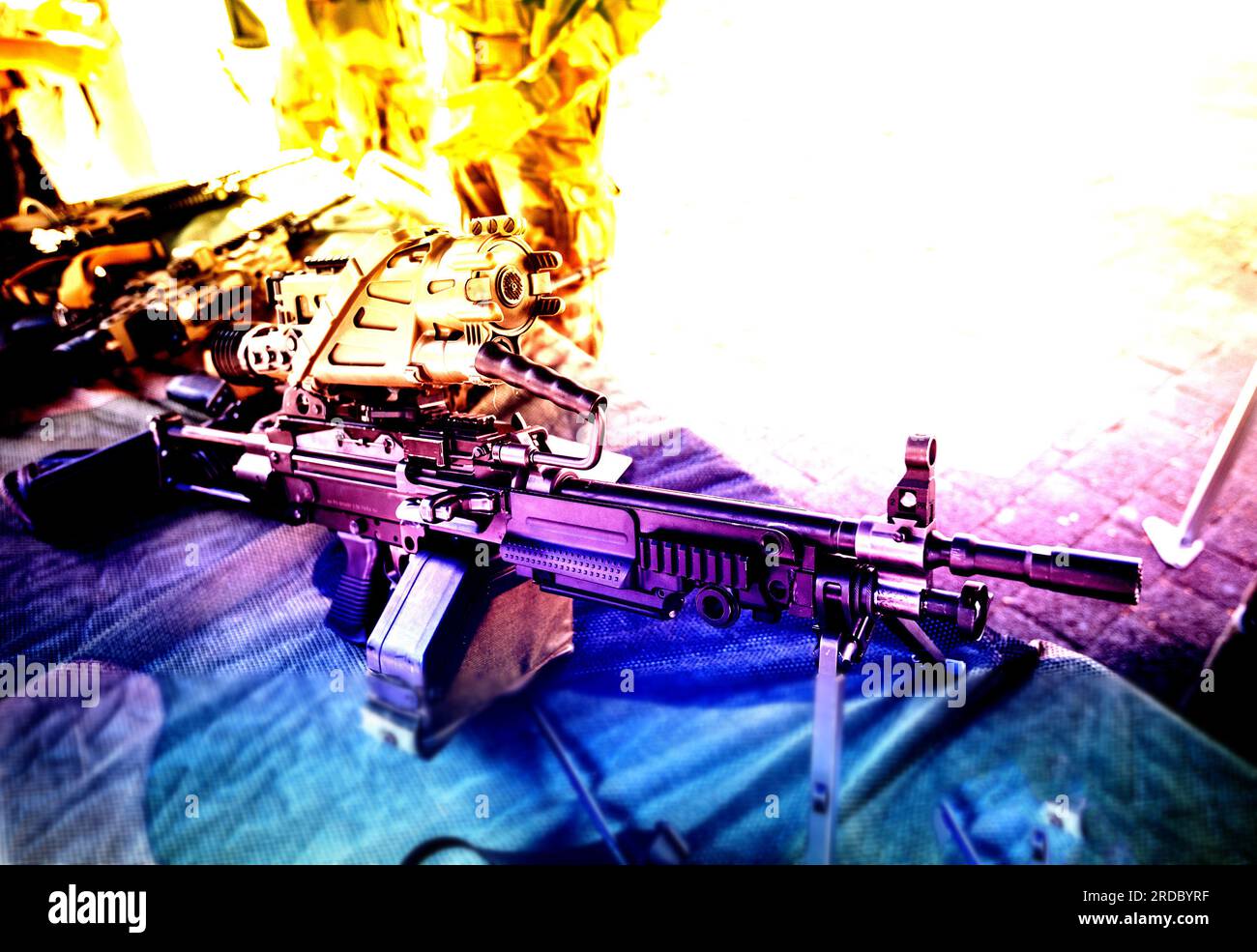 Captivating conceptual fire and heat with a digital color effect ...