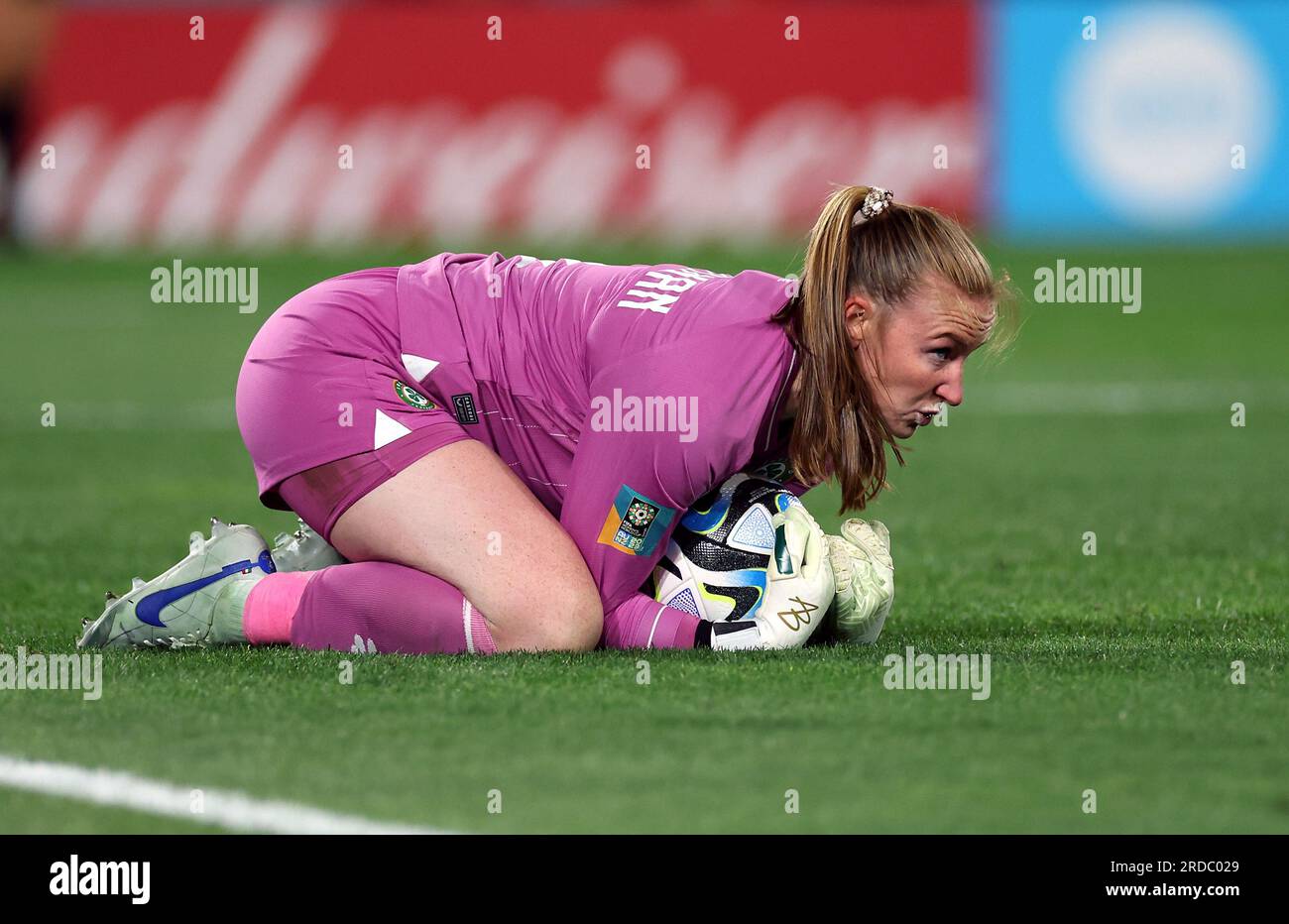 Republic of Ireland goalkeeper Courtney Brosnan during the FIFA Women's ...