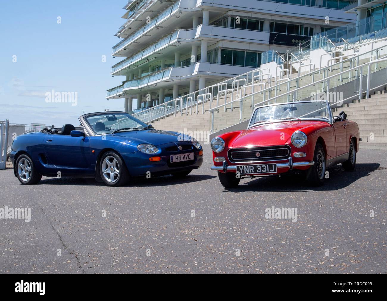 MG Midget and MGF - different generations of open top British sports ...