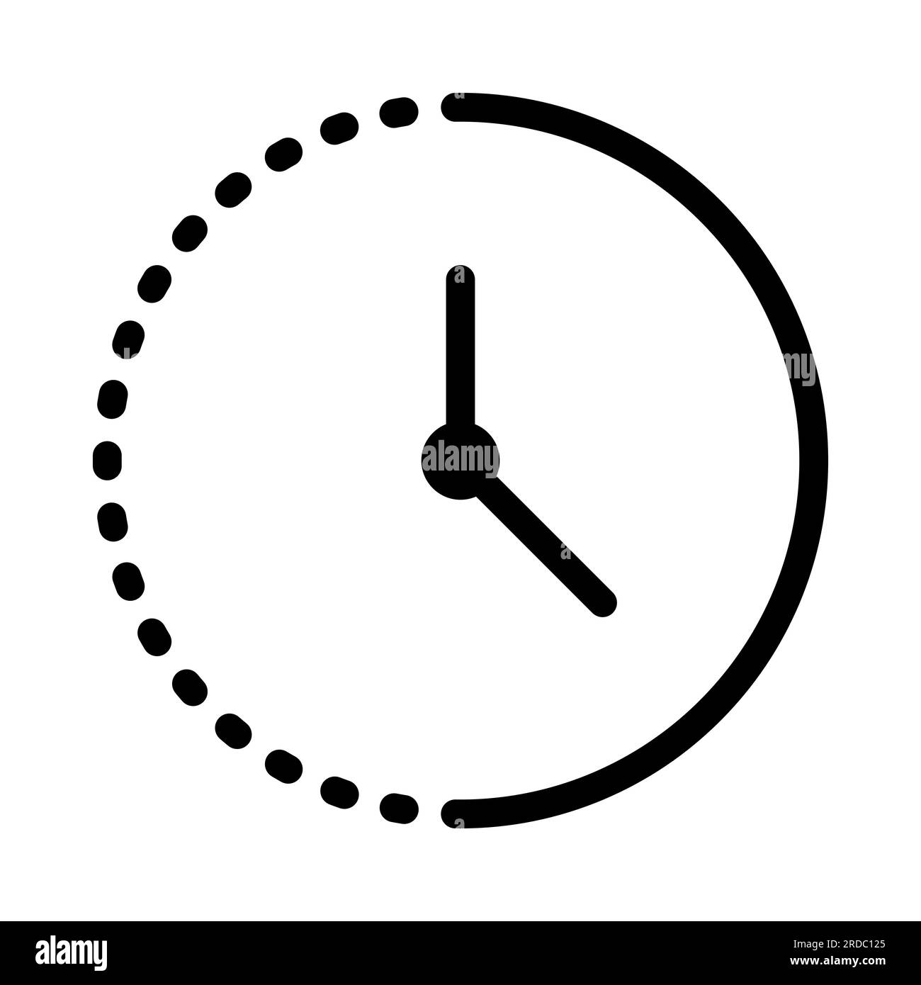 Passage Of Time Icon Symbol For Website Design Logo App Ui Vector Illustration Eps10 Stock