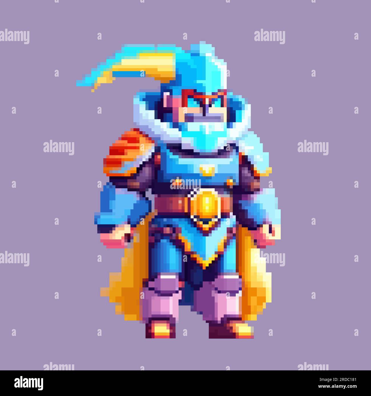 Knight warrior pixel art character for 8 bit game scenery arcade video ... Knight warrior pixel art character for 8 bit game scenery arcade video ...