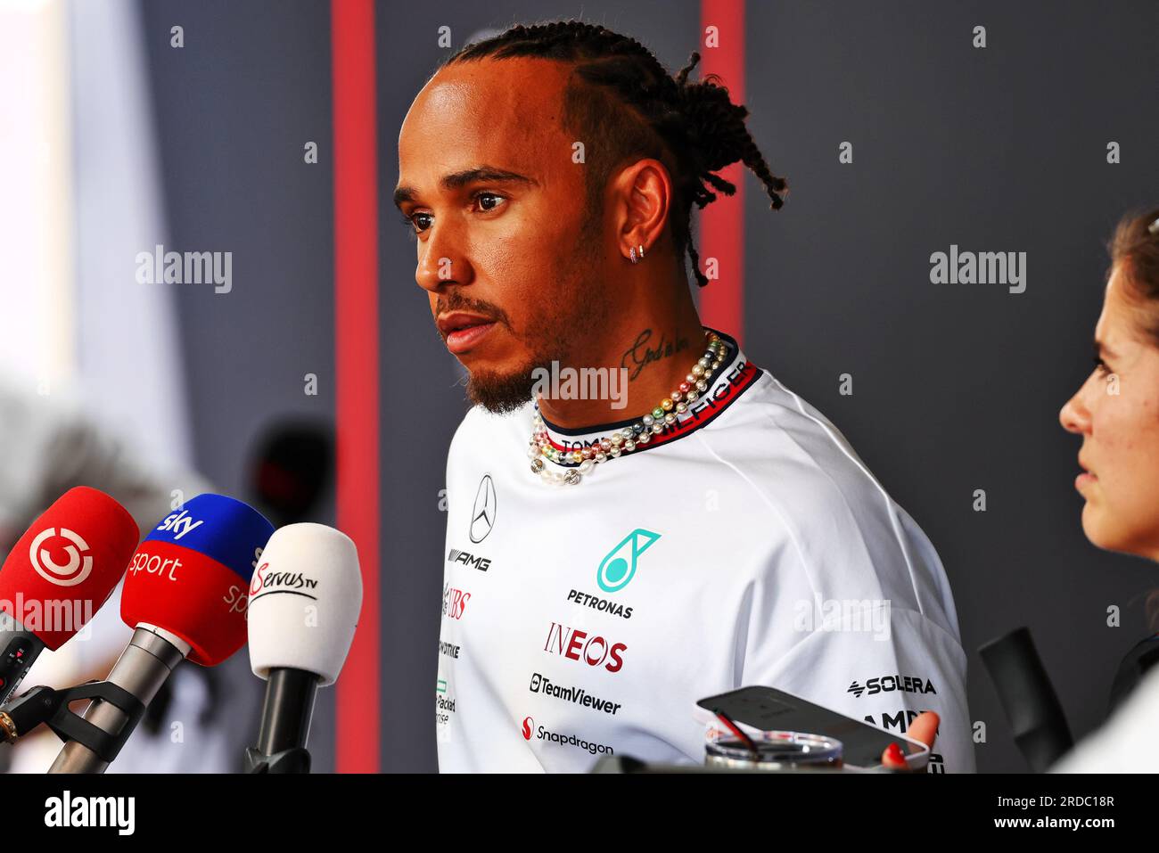 Budapest, Hungary. 20th July, 2023. Lewis Hamilton (GBR) Mercedes AMG ...