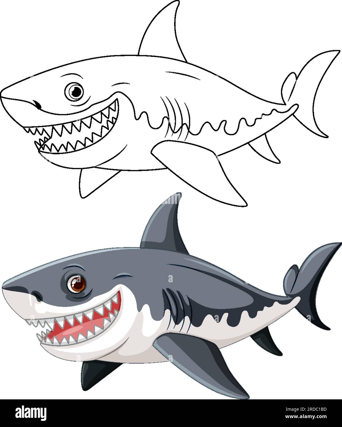 Shark Clip Art Black And White