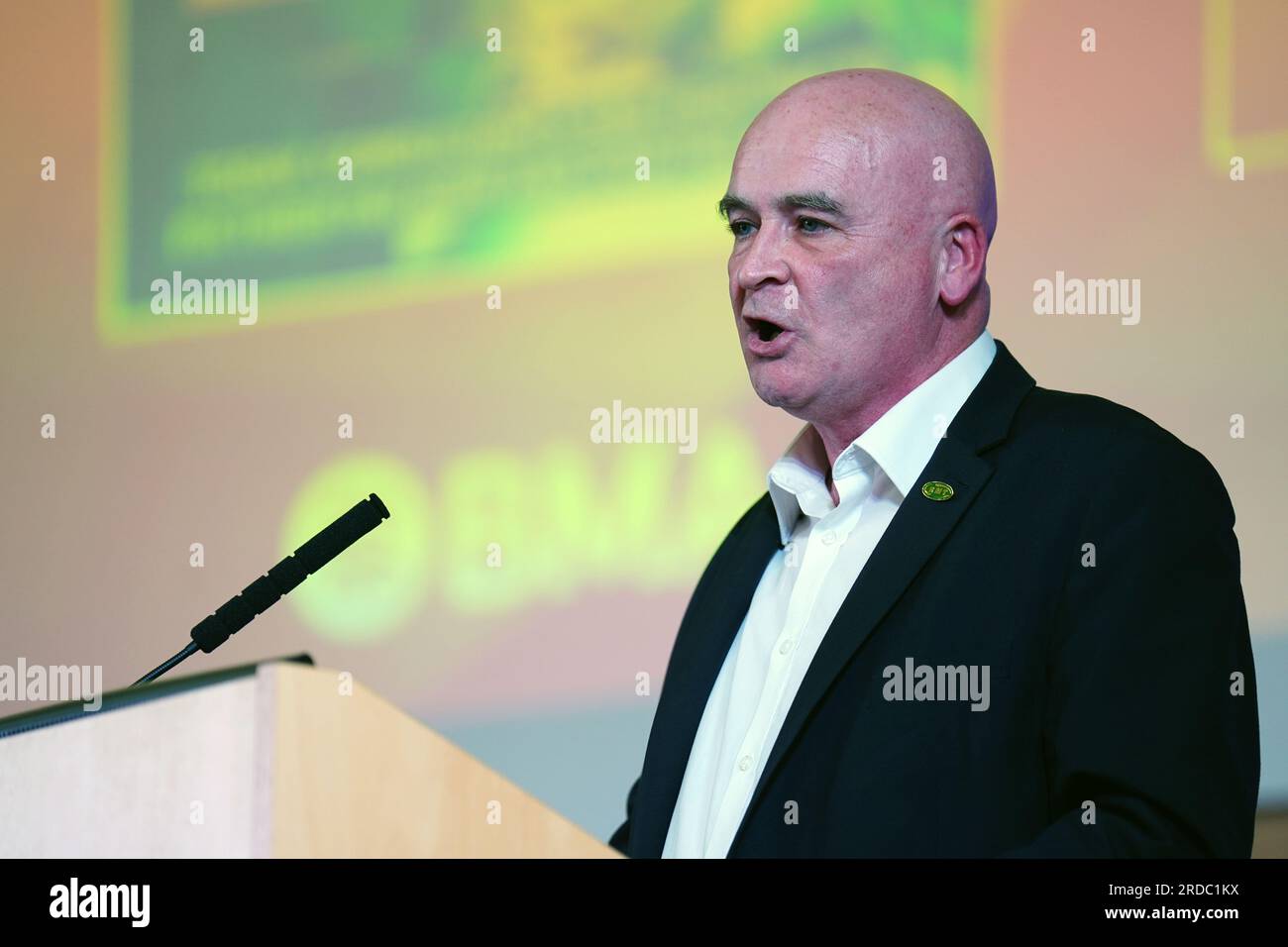 Rail, Maritime and Transport (RMT) union general secretary Mick Lynch ...