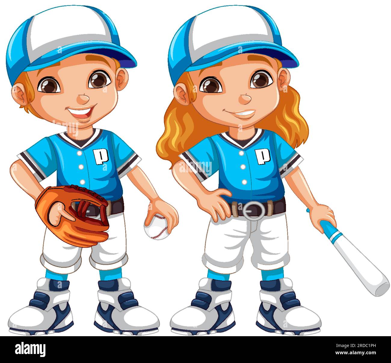 Baseball player cartoon character illustration Stock Vector Image & Art - Alamy