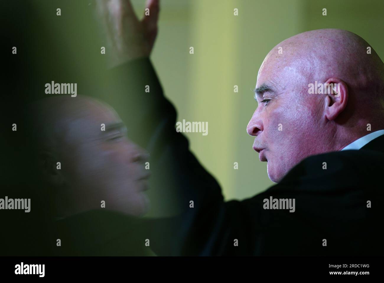 Rail, Maritime and Transport (RMT) union general secretary Mick Lynch ...