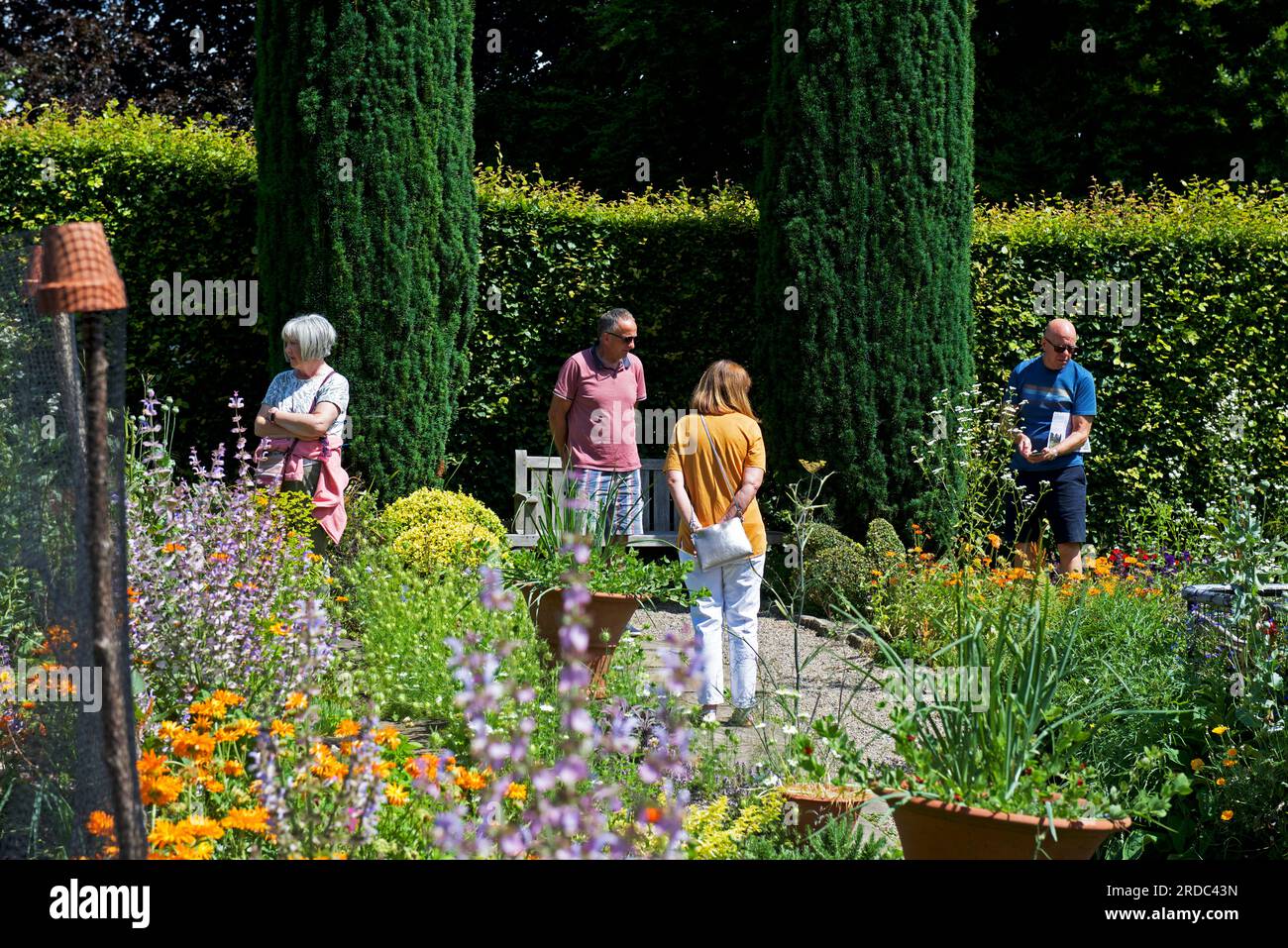 The gardens at York Gate, Adel, Leeds, open to the public, West ...