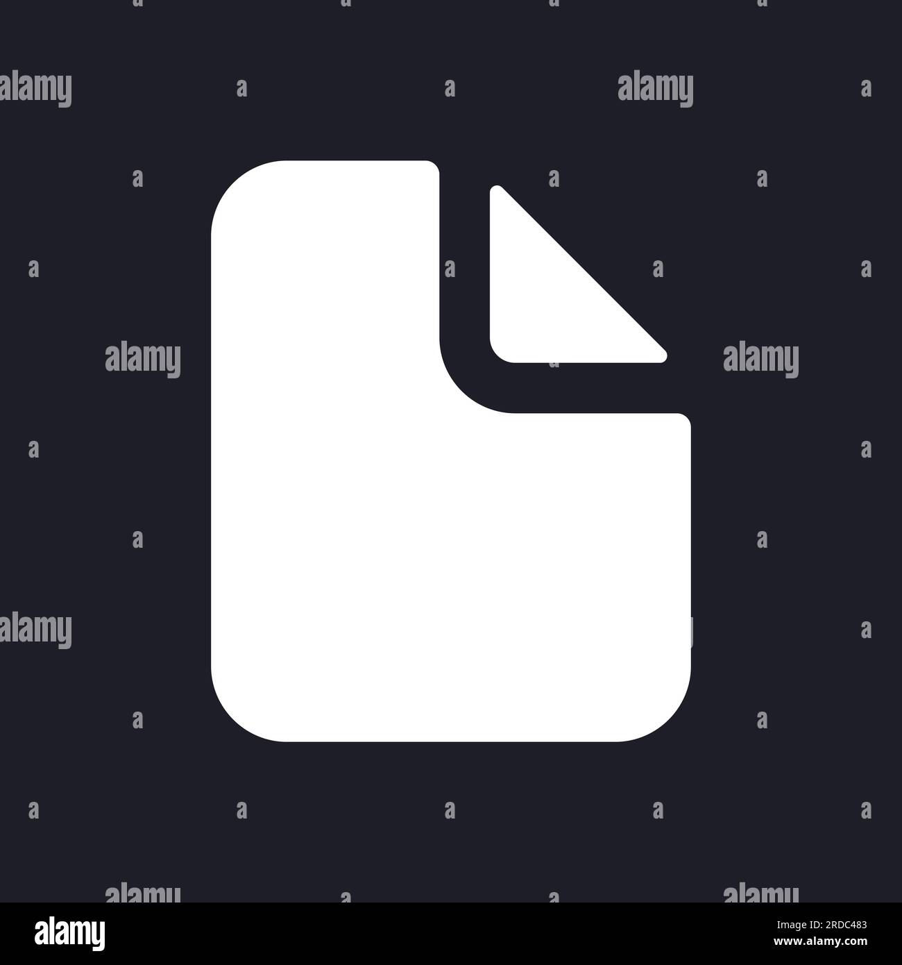 File dark mode glyph ui icon Stock Vector Image & Art - Alamy