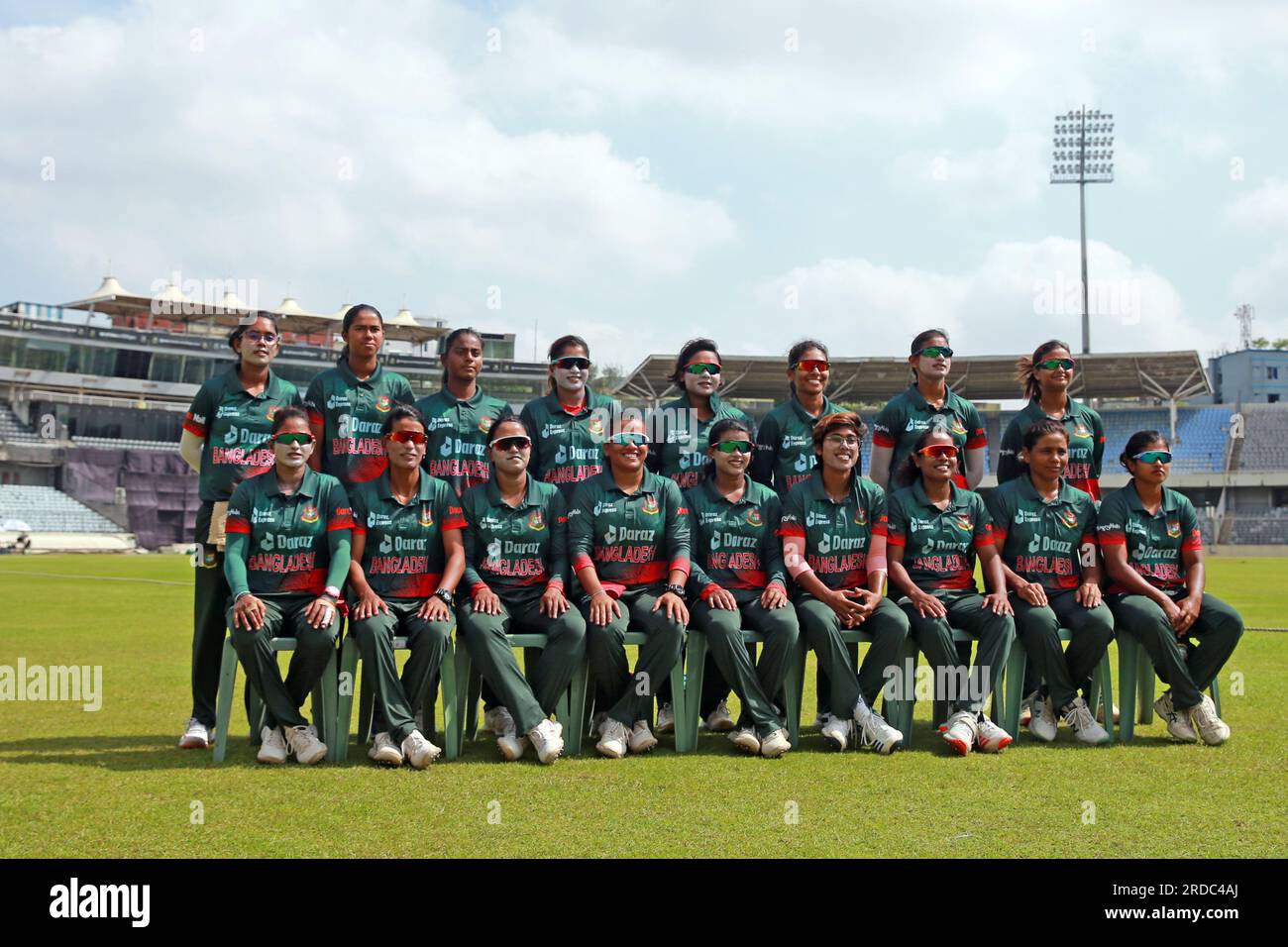 Bangladesh Women Team group photo session before the second One Day ...