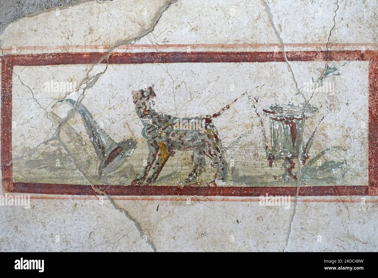 Pompey, Italy, ruins after excavation under ash after volcanic eruption ...