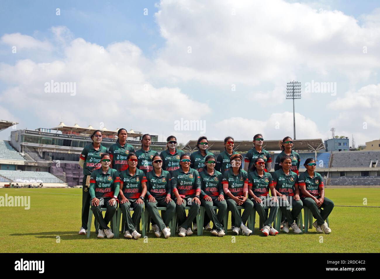 Bangladesh Women Team group photo session before the second One Day ...