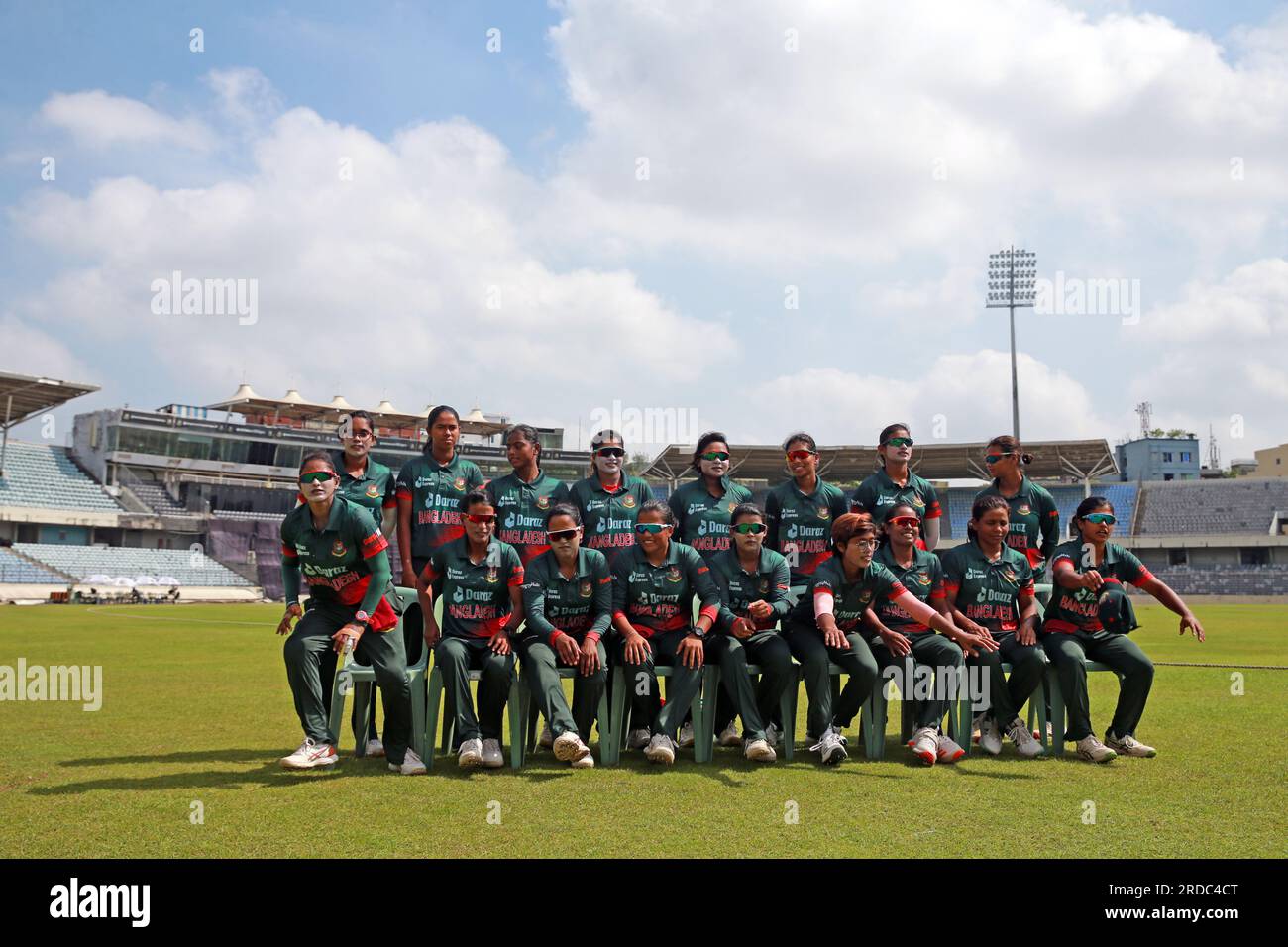 Bangladesh Women Team group photo session before the second One Day ...