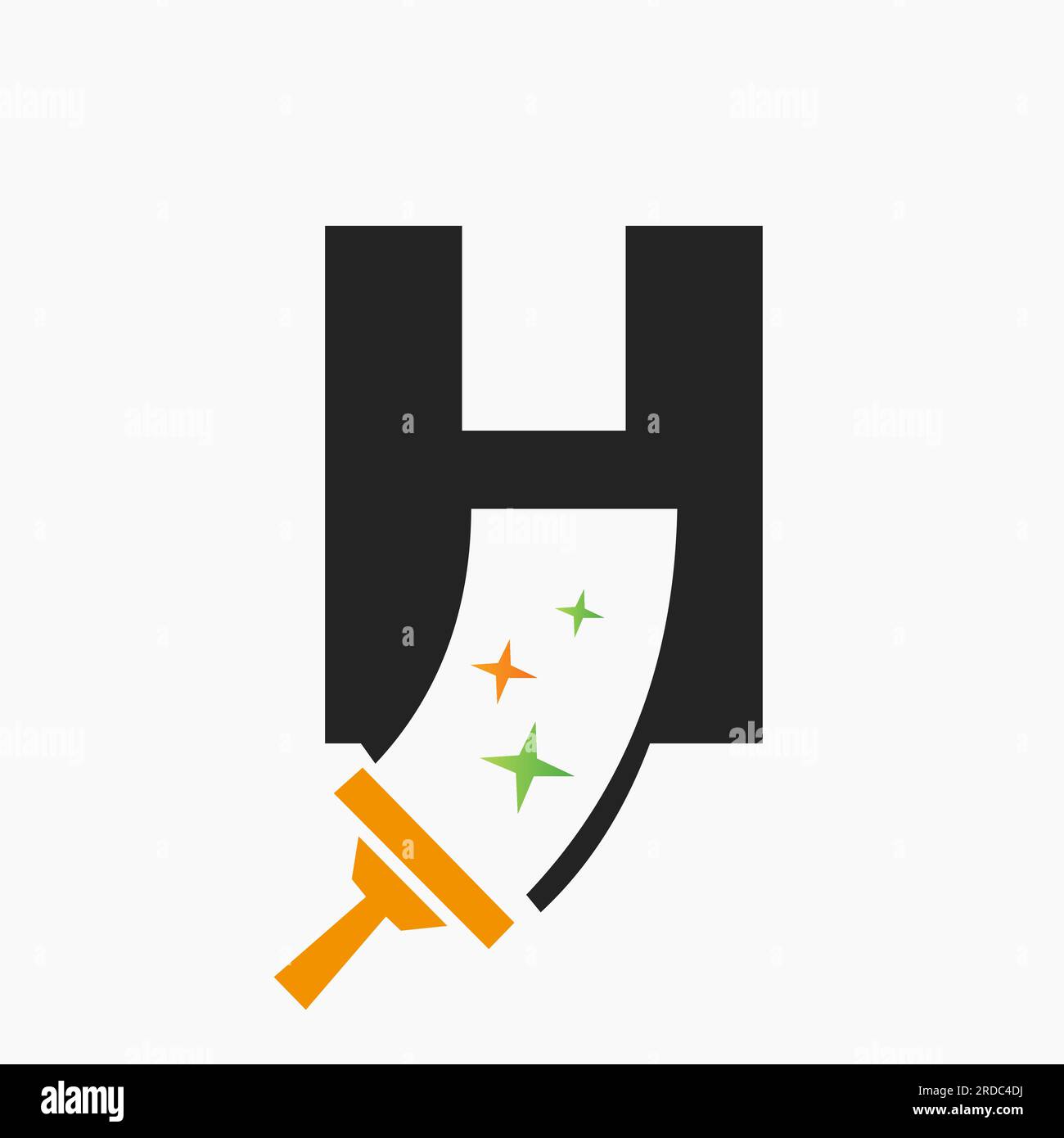 Cleaning service logo hi-res stock photography and images - Alamy