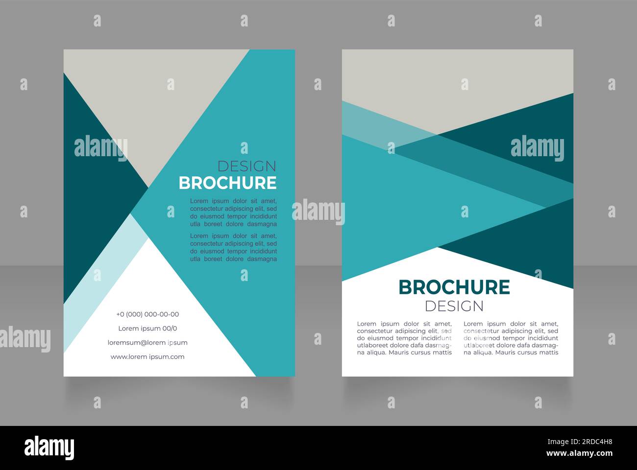 International hotel chain promoting blank brochure design Stock Vector ...