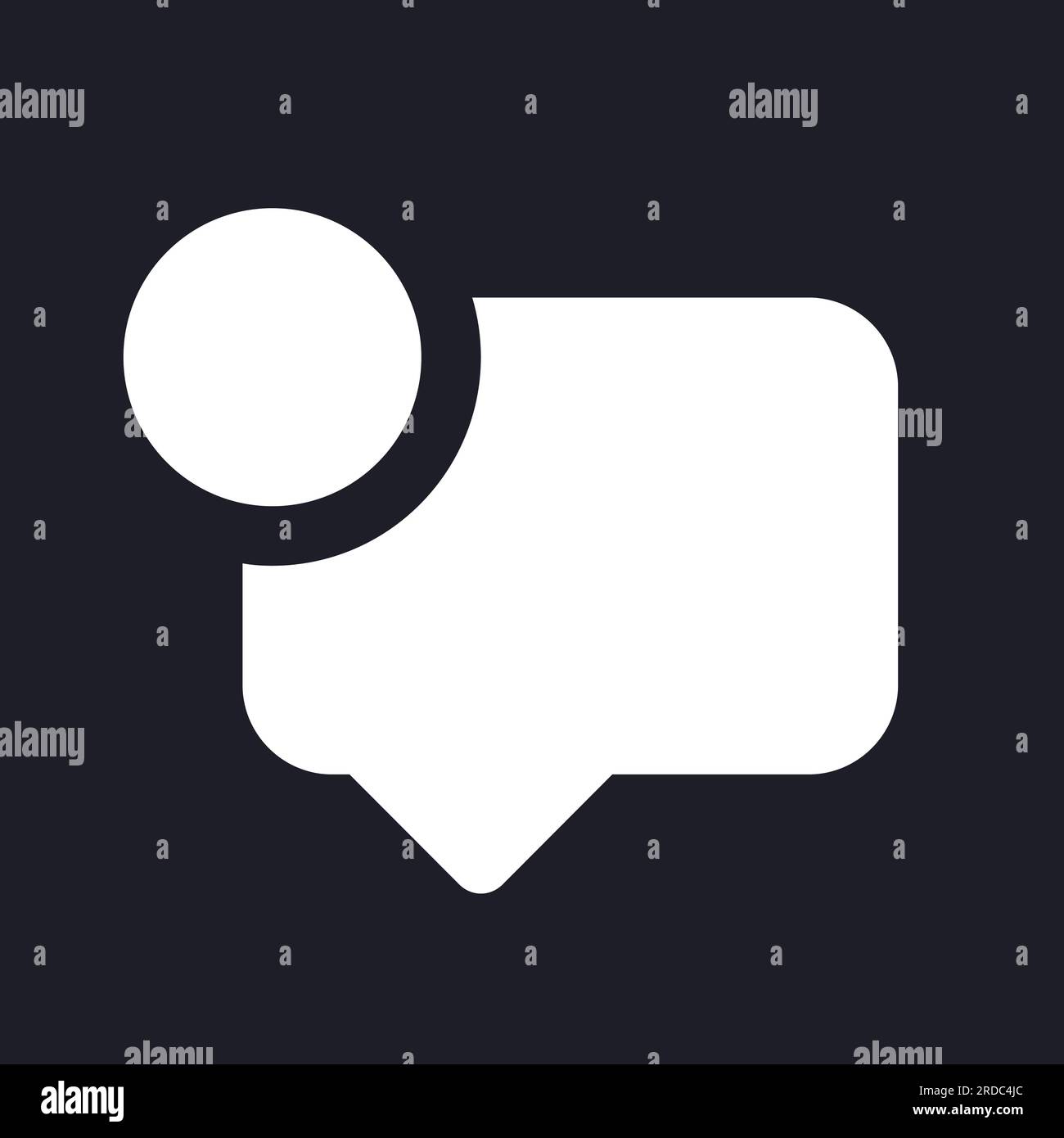 Message app dark mode hi-res stock photography and images - Alamy