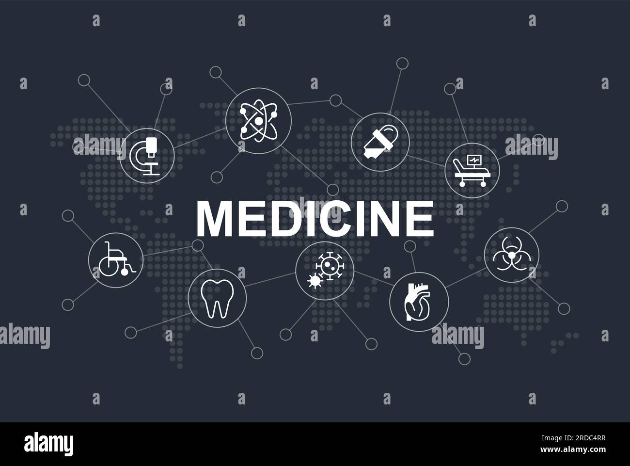 World medicine word concept design template with icons Stock Vector Image & Art - Alamy