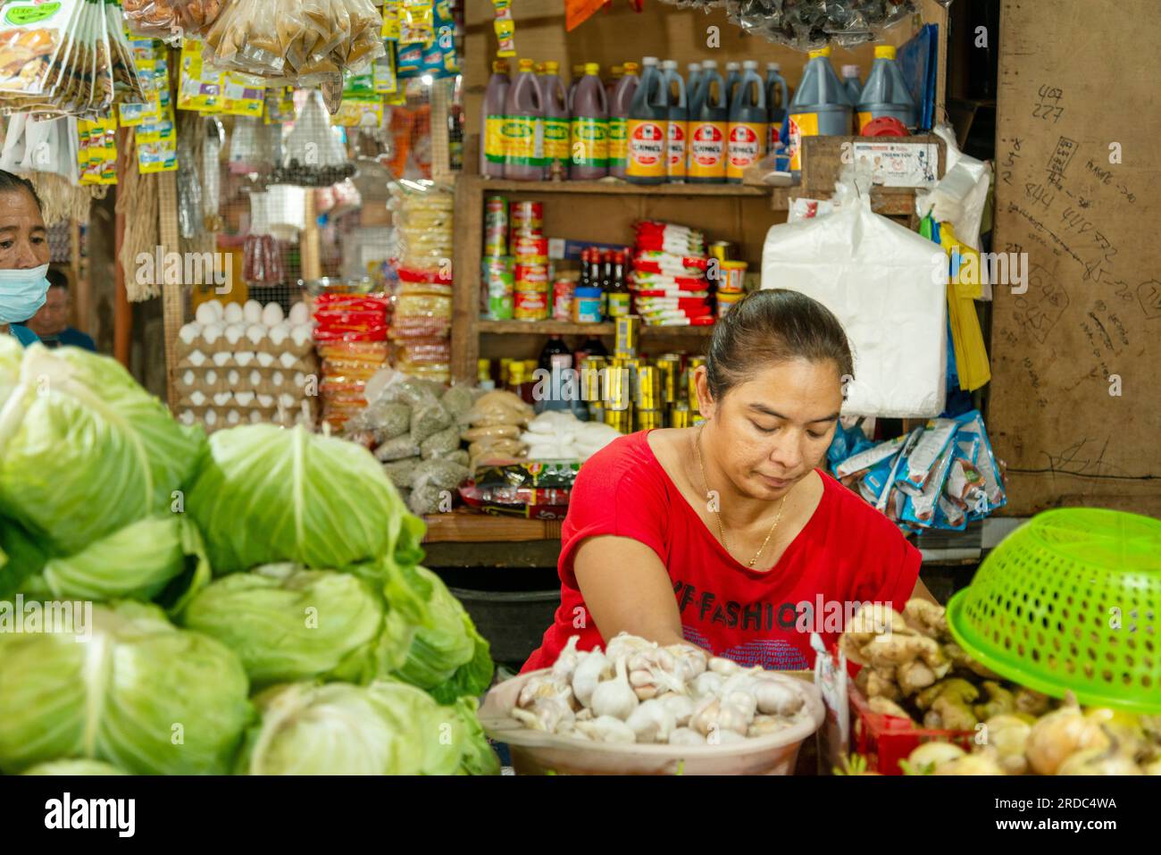 Cebu,The Philippines-January 27 2023: Locally produced fresh vegetables ...