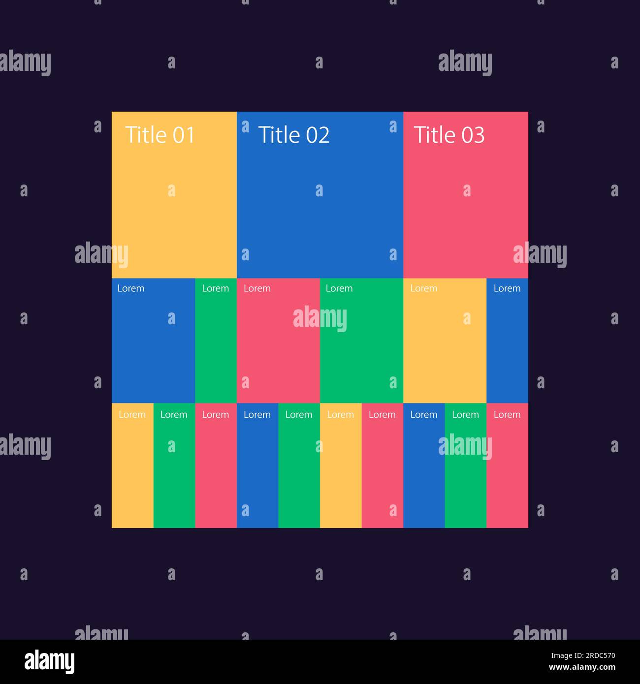 Healthy diet product restrictions tree map infographic chart design ...