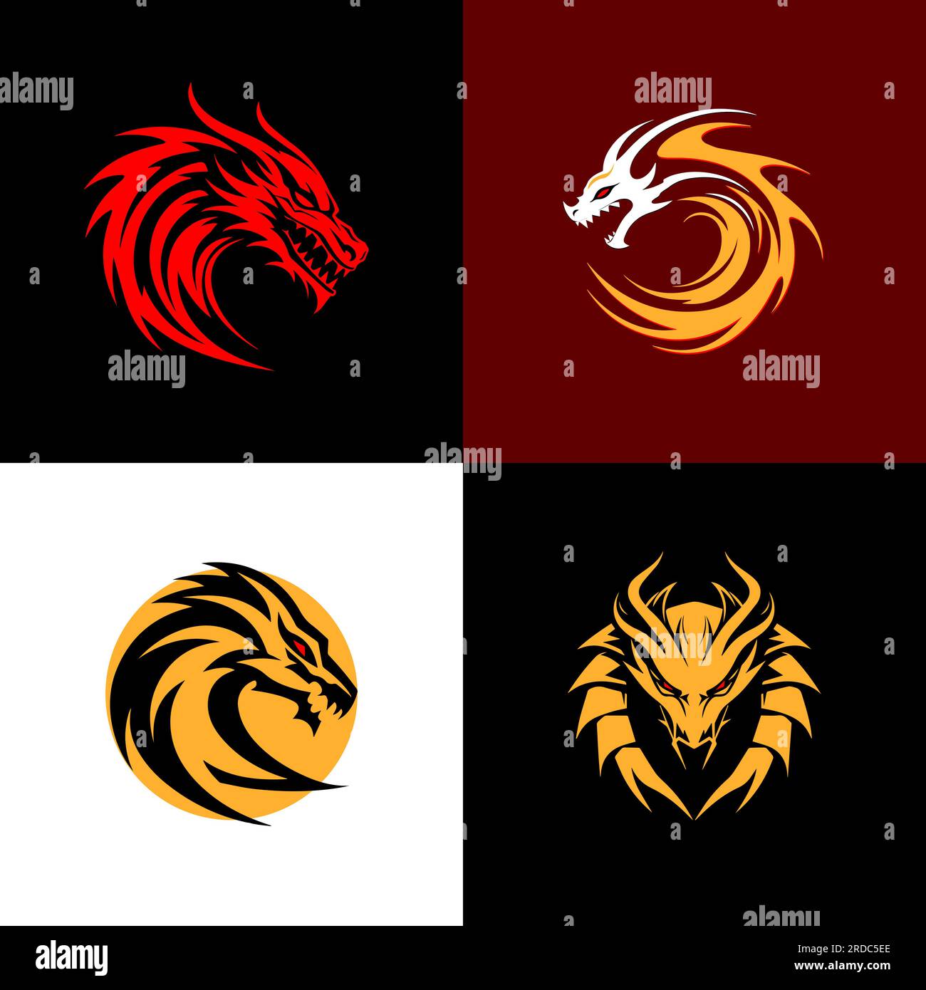 Chinese Dragon Logo Design