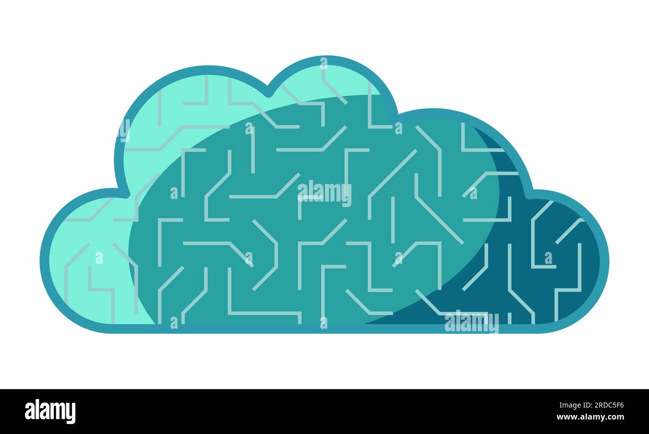 Cloud computing vector design element Stock Vector Image & Art - Alamy