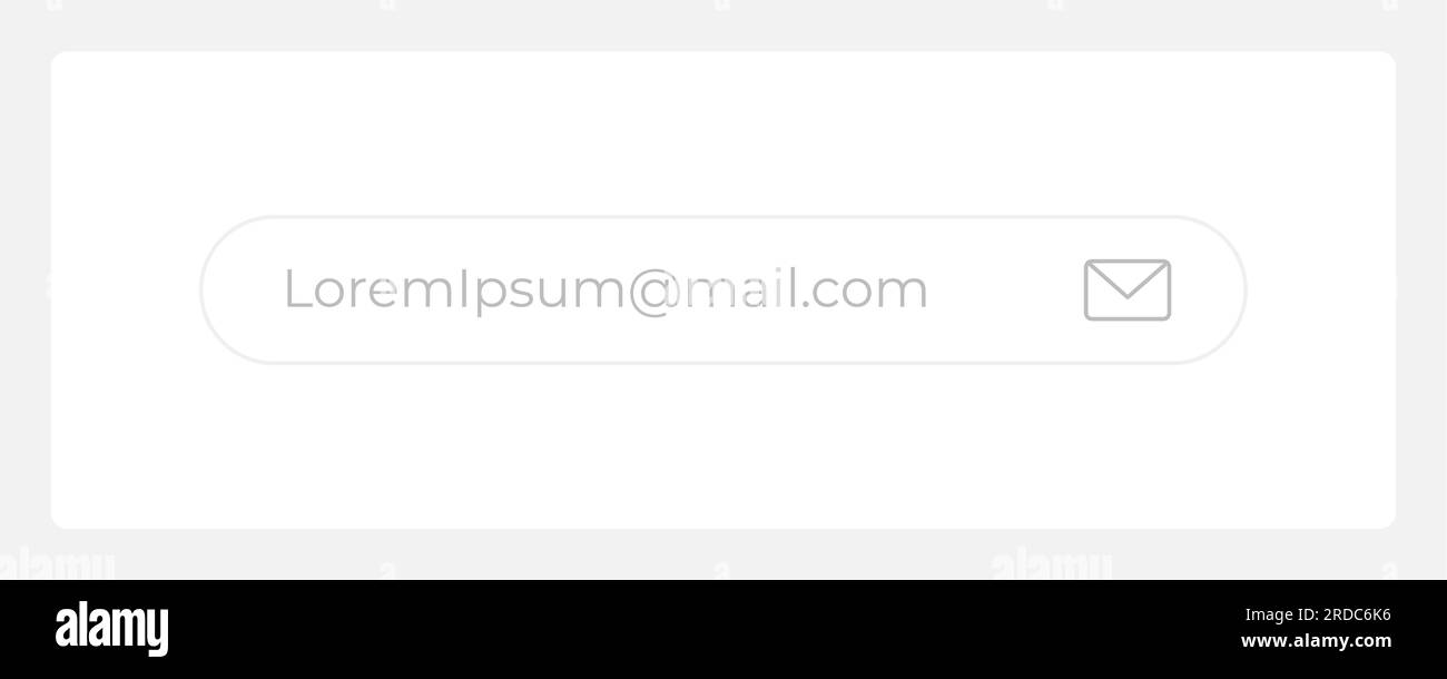 Email input field UI element template Stock Vector Image & Art - Alamy Email input field UI element template Stock Vector Image & Art - Alamy