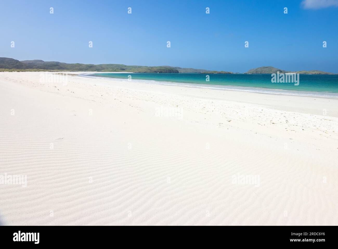 White sands of Reef beach on the Isle of Lewis Stock Photo - Alamy