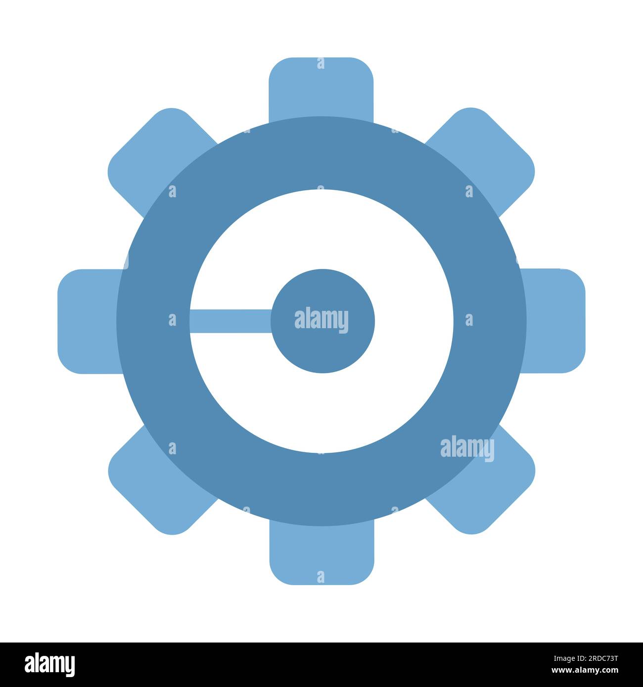 Blue gear vector design element Stock Vector Image & Art - Alamy