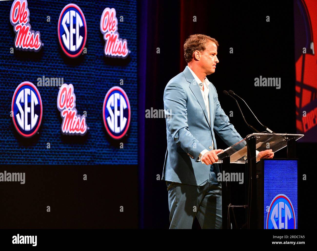 Nashville, Tennessee, USA. 20th July, 2023. Ole Miss head football ...