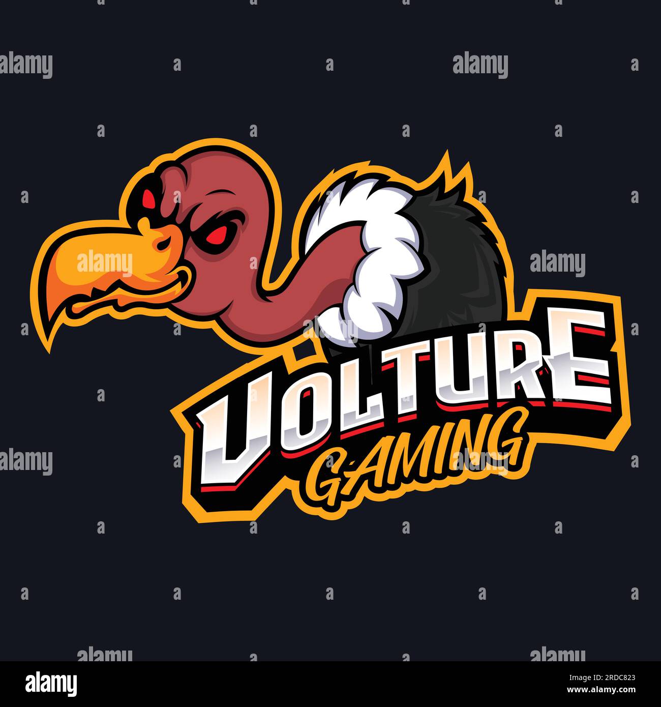 Condor Bird Mascot Logo | Bird Gaming Logo | Volture Mascot Logo ...