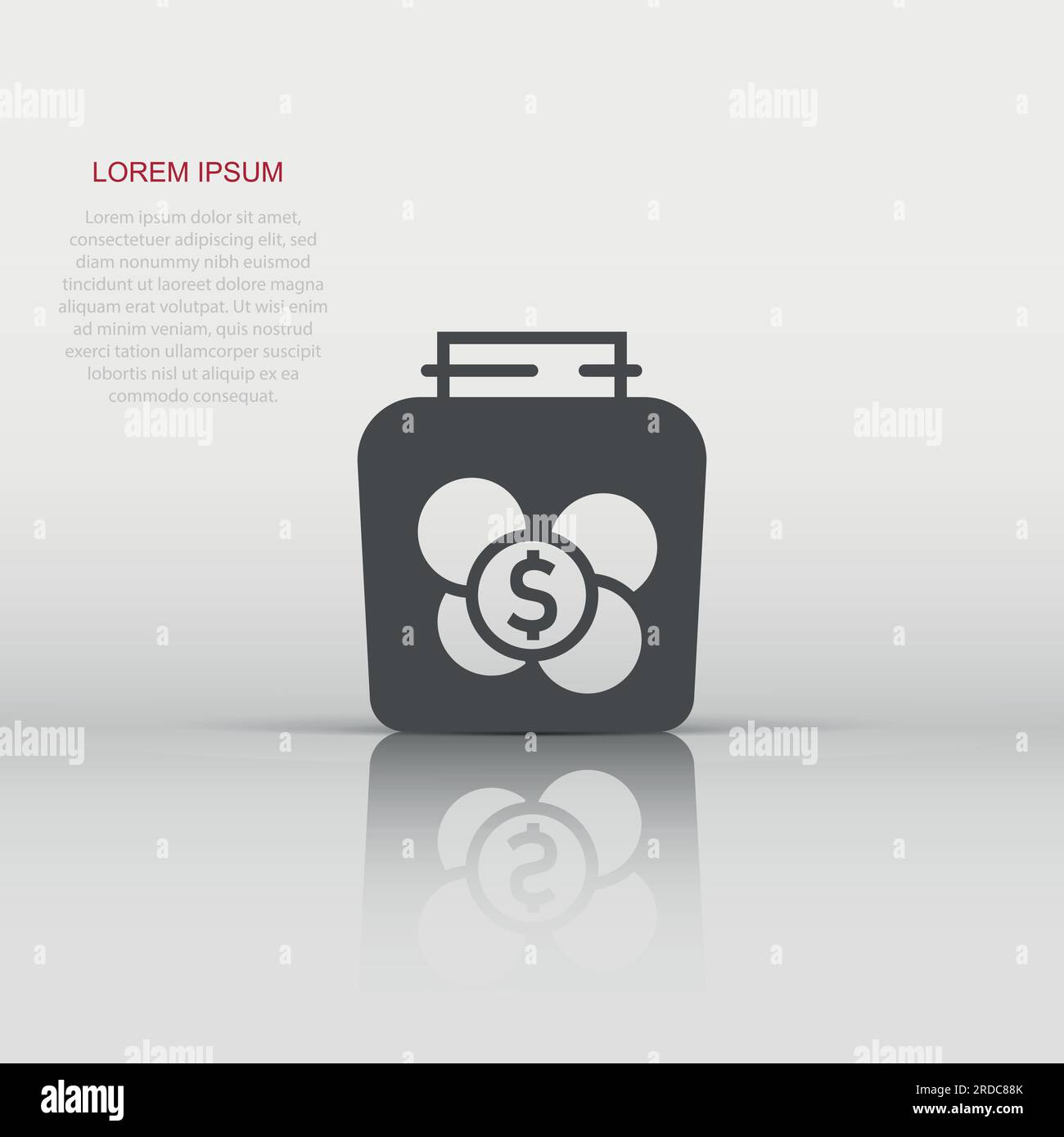 Pot money box Stock Vector Images - Alamy