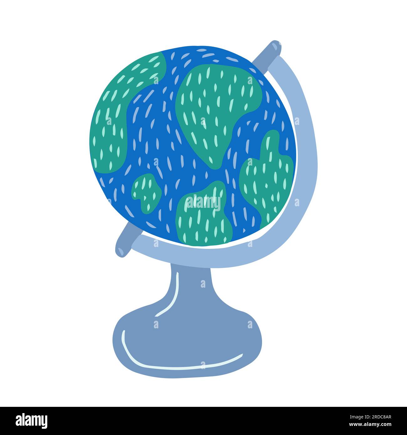 Flat globe vector Stock Vector Image & Art - Alamy