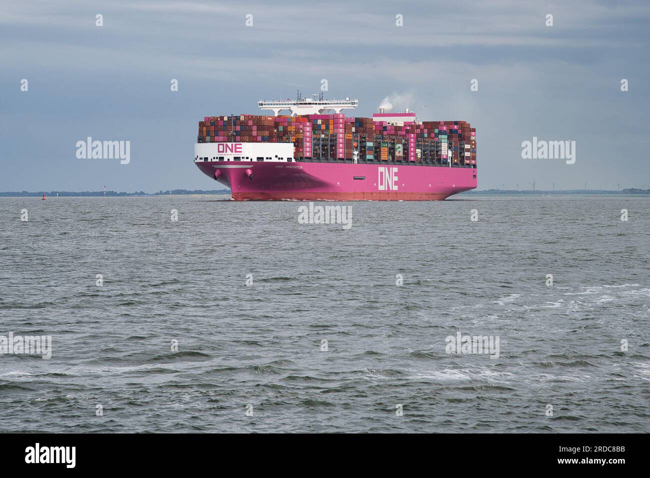 Nordsee, North sea, Cuxhaven, Niedersachsen, lower saxony, Container ...
