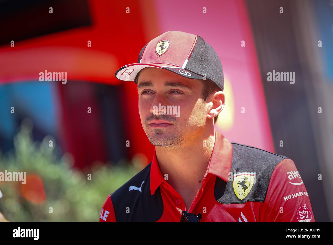 #16 Charles Leclerc, (MON) Scuderia Ferrari during the Hungarian GP, Budapest 20-23 July 2023 at ...