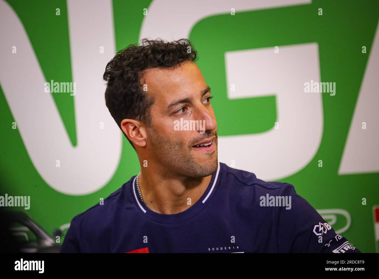 #03 Daniel Ricciardo, (AUS) Alpha Tauri, Honda during the Hungarian GP ...