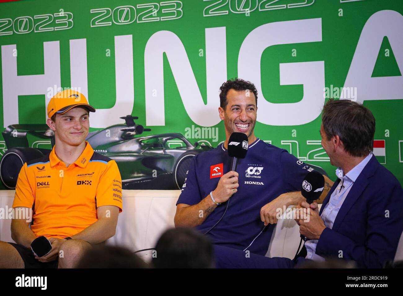#03 Daniel Ricciardo, (AUS) Alpha Tauri, Honda during the Hungarian GP ...