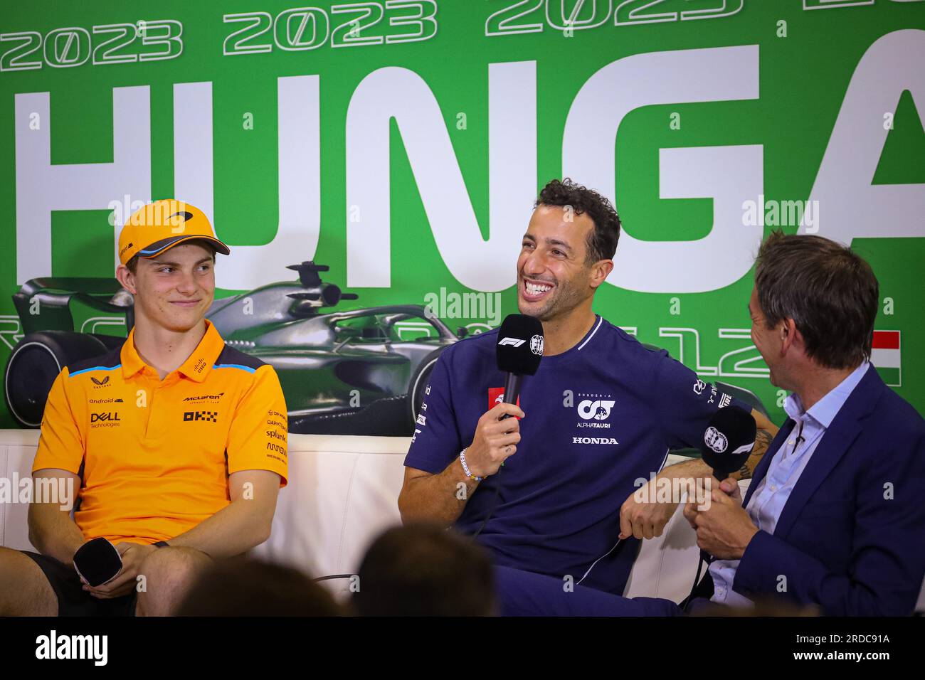 #03 Daniel Ricciardo, (AUS) Alpha Tauri, Honda during the Hungarian GP ...