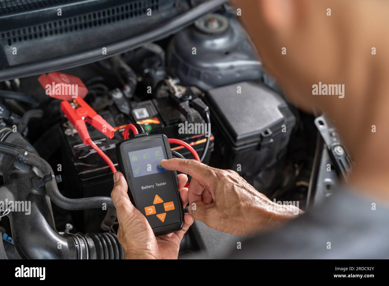 Car battery maintenance test hi-res stock photography and images - Alamy