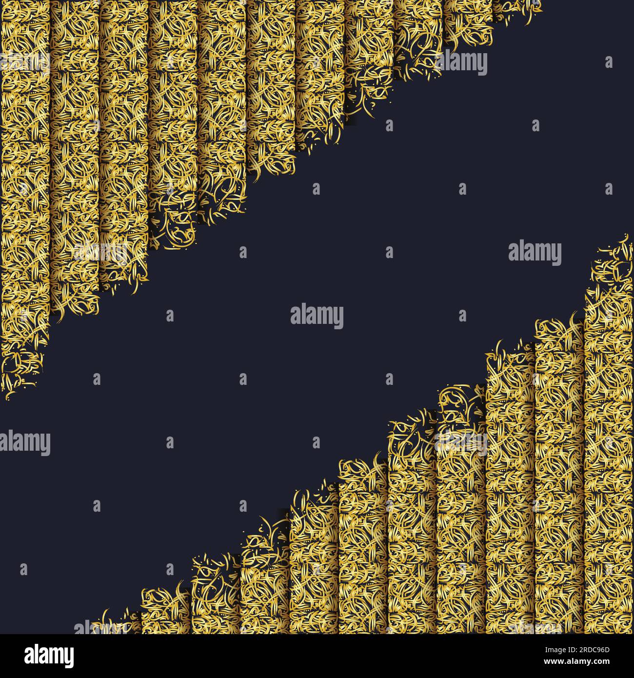 Abstract golden arabic caligraphy background Stock Vector Image & Art ...