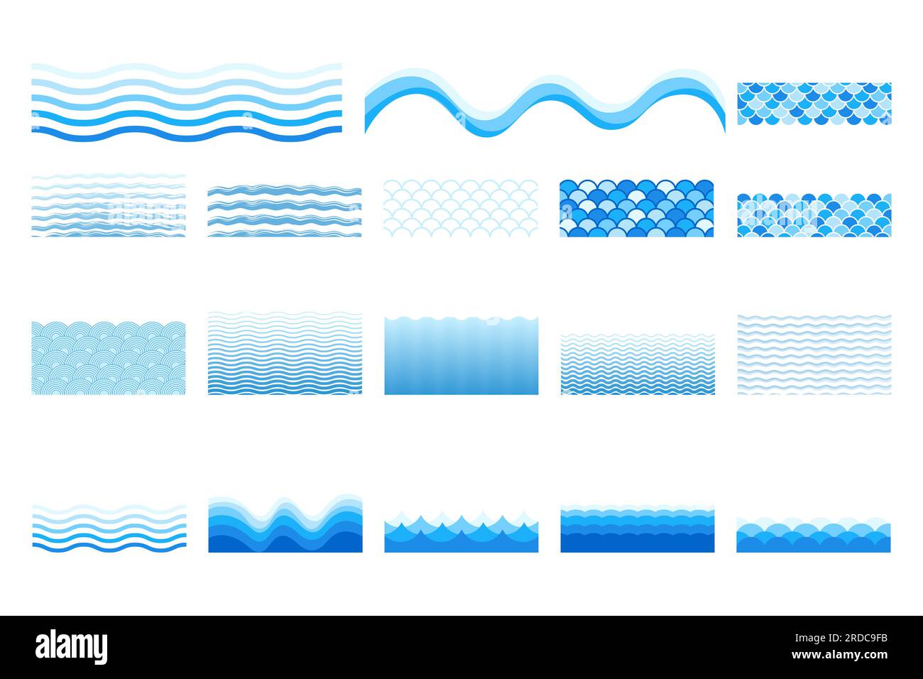 Wavy blue water texture of sea waves, Abstract frame of swirling shapes ...