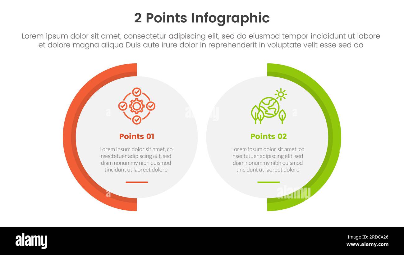 versus or compare and comparison concept for infographic template ...
