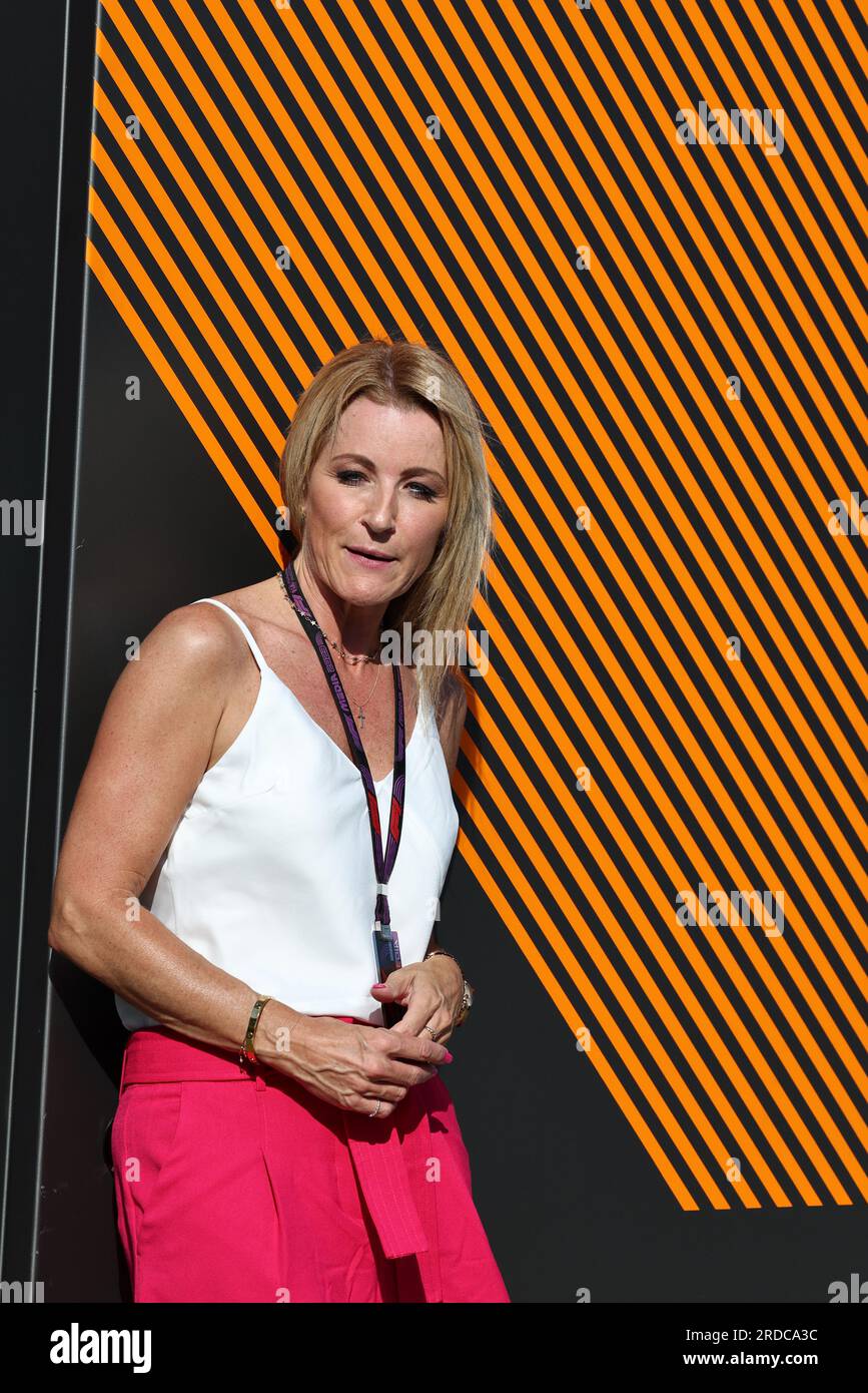 Budapest, Hungary. 20th July, 2023. Rachel Brookes (GBR) Sky Sports F1 ...