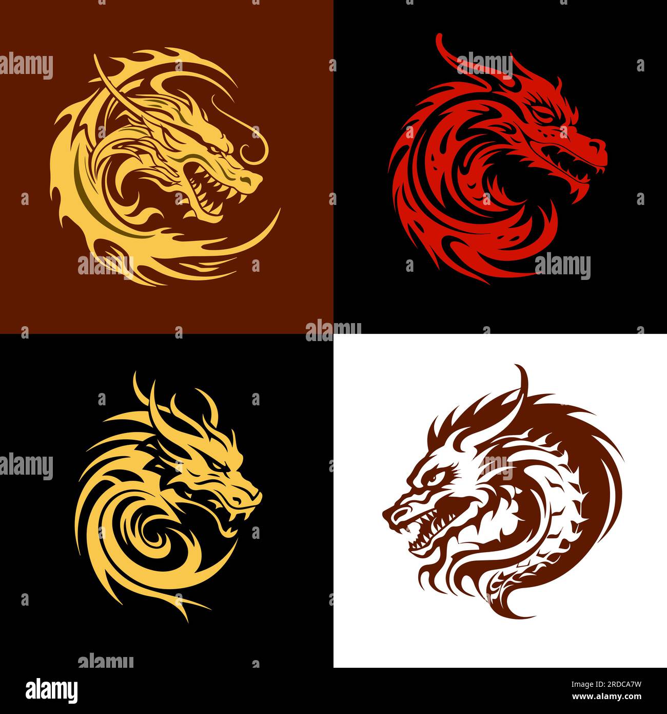 Dragon Chinese New year symbol. Festive asian zodiac art oriental ...