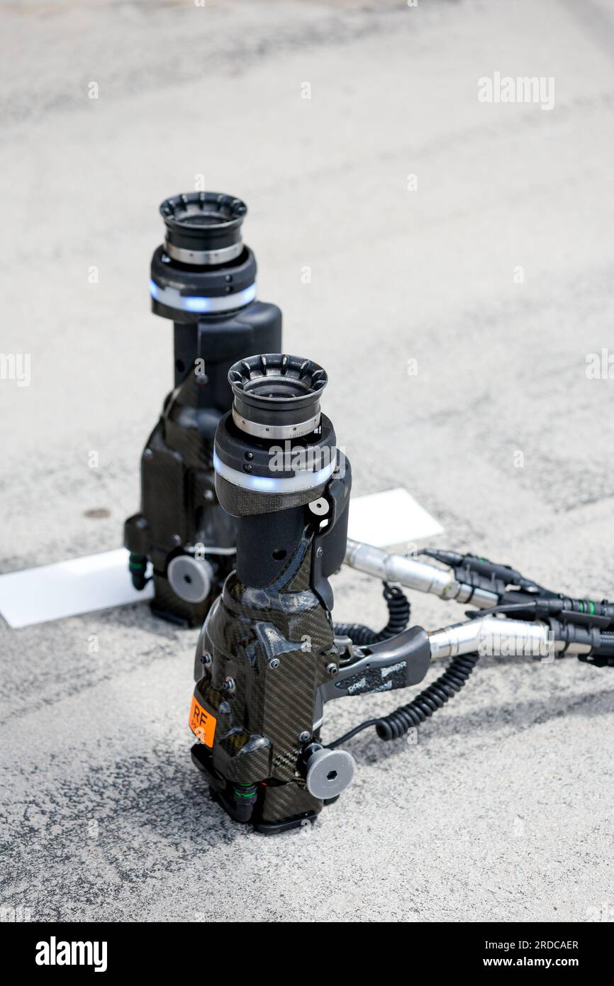 Mogyorod, Hongrie. 20th July, 2023. Alpine F1 Team mechanical detail of ...