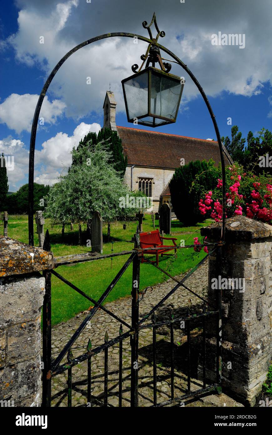 St Mary Magdalene church, Woodborough, Wiltshire, England Stock Photo ...