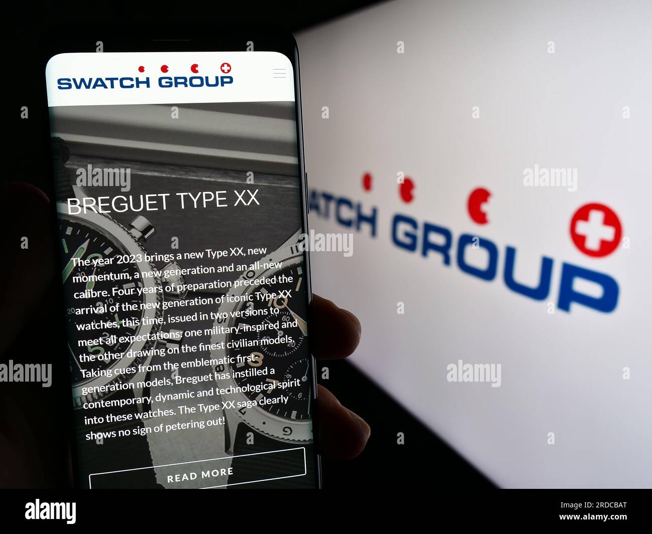 Swatch logo hi-res stock photography and images - Alamy