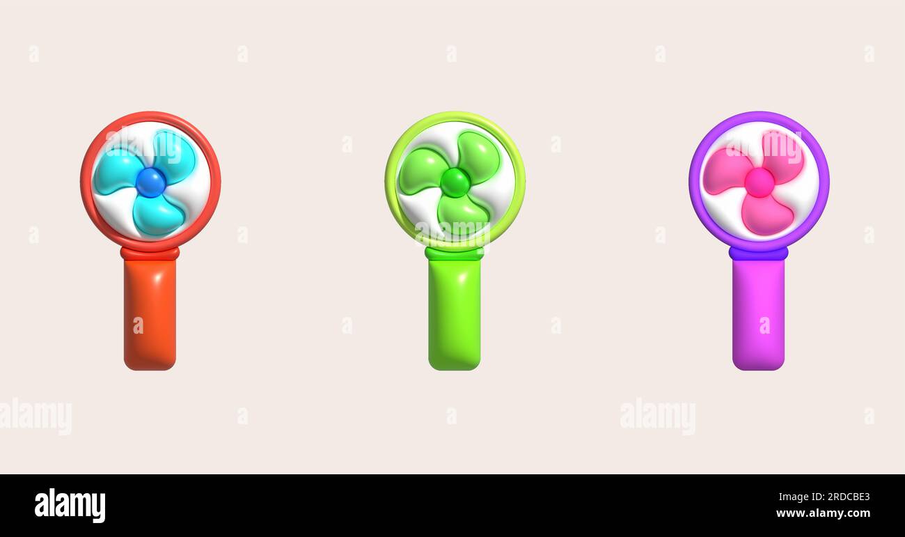 Portable mini fan Stock Vector Images - Alamy