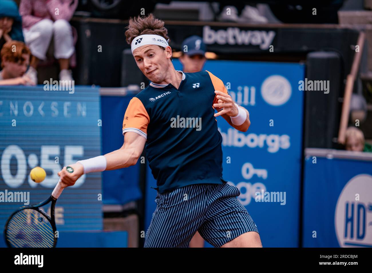 Båstad, Sweden. 07 20 2023. Casper Ruud's first encounter with ...