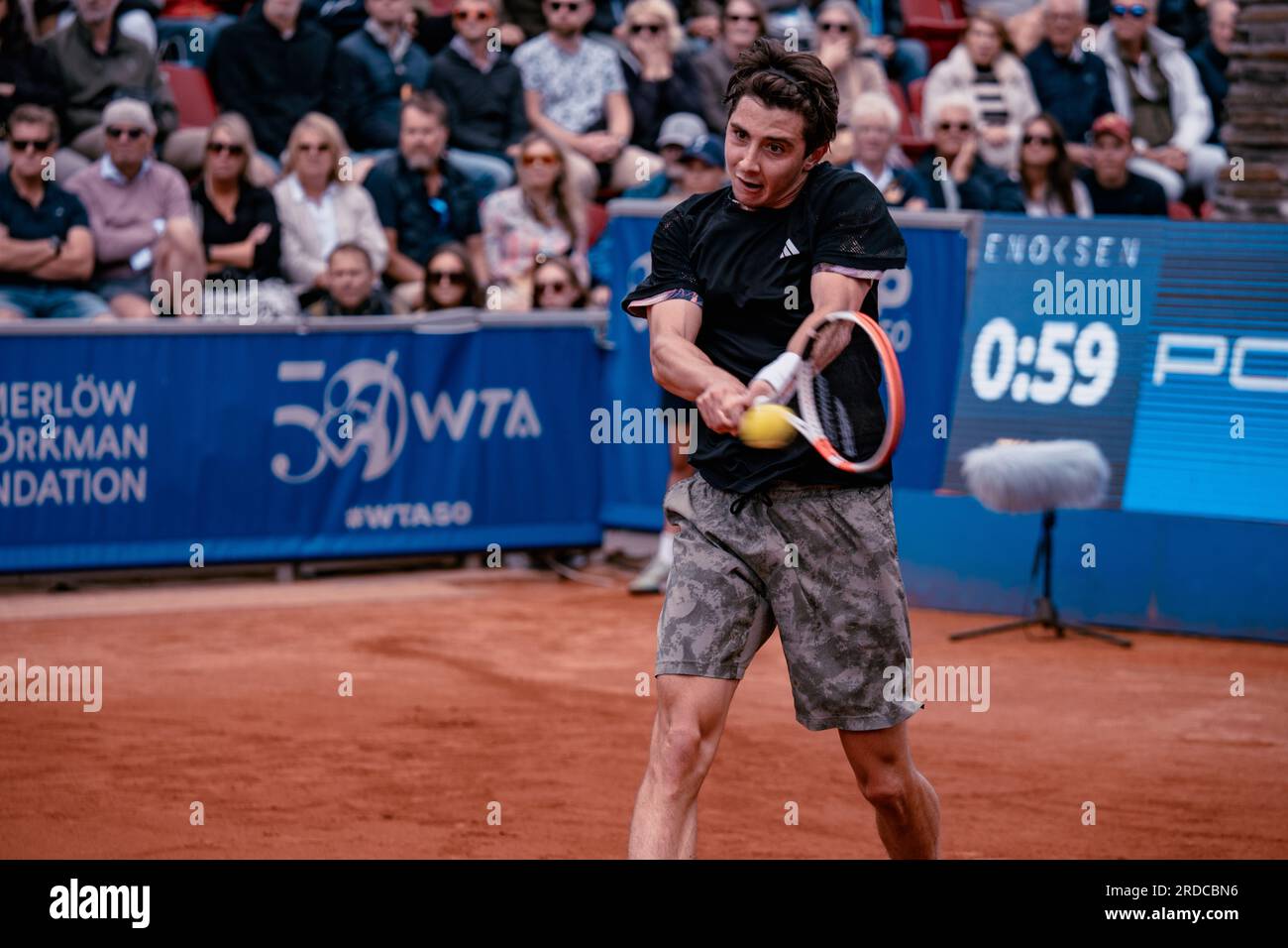 Båstad, Sweden. 07 20 2023. Casper Ruud's first encounter with ...